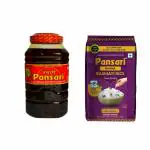 Buy Pansari 5L and 5 KG Kachi Ghani mustard oil and Khana basmati rice ...