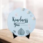 Buy Artvibes Wooden Kindness Start With You Showpieces Art With ...