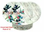 Buy Inpro Melamine Half Plates: Lightweight Melamine Round 8 Inch ...