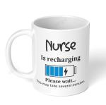 Buy Akipi Nurse is Recharging Please Wait Ceramic Coffee Mug 11oz ...