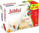 Buy Jobha Soap Goat Milk, Butter Fruit and Sweet Almond Oil 75 g (Pack of 5) Online at Best ...