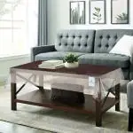 Buy Kuber Industries Plain Plastic 4 Seater Center Table Cover (60 x 40 ...