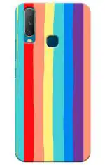 Buy MobiEra Vivo Y12 Multicolor Colorful Torn Rainbow Design Plastic ...