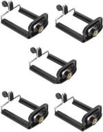 Buy Oxza Black Bracket Stand Holder Adapter Mount (Set Of 5) Online at ...