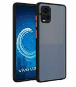 Buy Vivo V20 Pro Black Silicon Shock Absorbent Mobile Back Case 20.3 x ...
