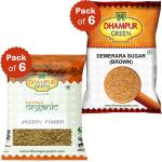 Buy Dhampur Green 10.8Kg Organic Desi Khand 800g x 6Packs & Demerara ...