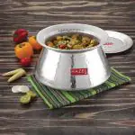 Buy HAZEL Aluminium Hammered Finish Handi With Lid Biryani Rice Cooking ...