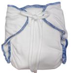 Tushions Blue Organic Cotton Wonder Nappy (6-9 M) - JioMart