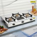 Buy Urban Chef ISI certified TRE' Silicon Stainless Steel Manual Gas ...