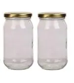 Buy Pure Source India Clear Glass Jars & Containers 0.3 Kilograms ...