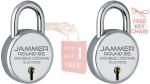 Buy JAMMER Silver Round Jammer Lock And Key With Key Chain For Door ...