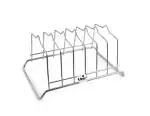 Buy Unify Stainless Steel Plate Stand with 6 Sections 24.5 cm x 15 cm ...