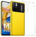 Buy Leyon Transparent Rubber Back Cover For Poco M4 Pro Online at Best ...