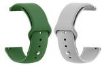 Buy Black Lovies Grey, Green Silicon Smart Watch Strap For Firebolt ...