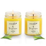 Buy Aromahpure Scented Candles (55 Hours) (100% Natural Wax)- Handcrafted |Smoke-Free |Thai ...
