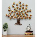 Buy Antaryuga Multicolor10 Iron Piple Leaf Tree Decorative Wall Art, 26 ...