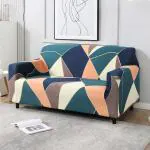 Buy HOKIPO Elastic Stretchable Universal Sofa Cover 2 Seater (AR-4094 ...