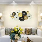 Buy Eternal Interiors Hanging Metal Modern Art Wall Decor Artifact Gold ...