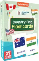 Buy SPARTAN KIDS Country Flag Flash Cards for Kids| 27 Early Learning ...