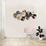 Buy Eternal Interiors Hanging Metal Modern Art Wall Decor Artifact Gold ...