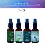 Buy SAMAZH ORGANIC NEEM & ALOEVERA & ROSE MERRY & BASIL ESSENTIAL OIL ...