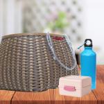 Buy Saffron Decor Pvc Solitaire Storage Basket - Large Online at Best ...