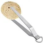 Buy FANQEW Silver Stainless Steel Chapati Pakad, 20 Cm Online at Best ...