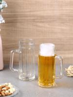 Buy Smartserve Gambrinus Tall Beer Glass Mug Set, 550ml, Set of 2 Online at Best Prices in India ...