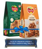 Buy Eatriite Anjeer (FIG) Normal & Peri Peri Cashew w240 400g (2 x 200g) Online at Best Prices ...