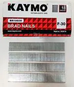 Buy Kaymo BR18G30 18 Gauge Brad Nails F-30mm, Galvanized Finish Nails, (5000 Pieces) Online at ...