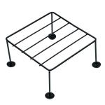 Buy Appeasy Square Black Metal Pot Stand 12 pcs (20 cm x 20 cm x 10.5 ...