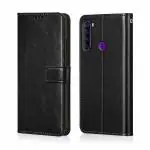 Buy Clickaway Leather Finish Flip Cover for Xiaomi Redmi Note 8 Inside ...