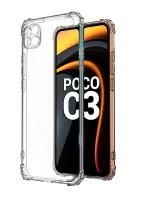 Buy Fastship Rubber Back Cover for POCO MZB07RLIN / Poco C 3 ...