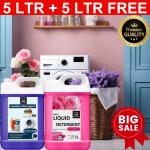 Buy BLISS & BLUSH Liquid Detergent blue 5 liter and pink 5 liter for ...
