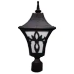 Buy Kiyah lights Aluminium Black Tecture Standard Gate Light | KL005 Online at Best Prices in ...