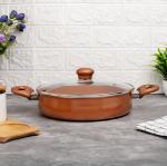 Buy KREME Sonet Saute Pan 25 cm diameter with Lid 4 L capacity ...