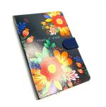 Buy GOLD LEAF Flower Print Colorful Shade Paper Handmade Diary, 224 ...