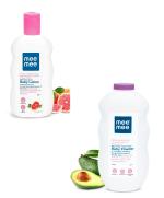 Buy Mee Mee Soft Baby Lotion 500ml & Fresh Feel Baby Powder 500g ...
