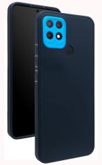 Buy Cooldeal Blue Silicone Back Cover Case With Tactile Button Cushions ...