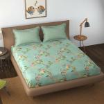 Buy Florida Bedsheet for King Size Bed with Pillow Cover and Made of ...