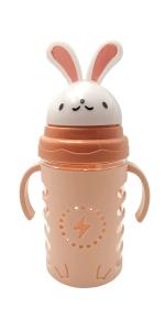 Buy Te Quiti Pink Plastic Leakproof Durable BPA Free Non-Toxic Baby Sipper With Straw 240ml ...