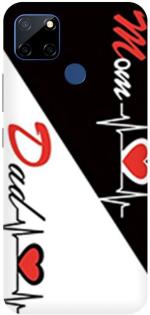 Buy GOLDALPHA Black, White Plastic Back Cover For Realme C25 Online at ...