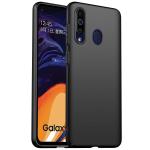 Buy Lustree Samsung Galaxy A20s Black Silicone Scratch Resistance Back ...