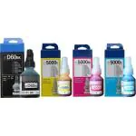 Buy DHEERU Multicolor Refill dye Ink for T Series BT5000BK BT6000CMY ...