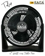 Buy SAGA Desk Fan 12'' motor speed 2500rpm ( black ) Online at Best ...