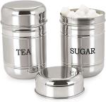 Buy METKING Stainless Steel Tea and Sugar Storage Container Set of 2 ...