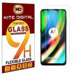 Buy Kite Digital Motorola G9 Plus Premium Tempered Glass Screen Protector Slim 9H Hard 2.5D with ...