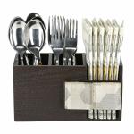 Buy COCKTAIL Wooden MDF Spoon Stand, Cutlery Holder, Spoon Holder for ...