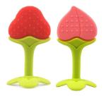 Buy Gilli Shopee Strawberry And Peach Silicone Fruit Shape Teether ...