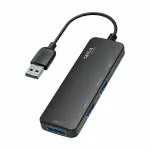Buy Gizga Essentials Black USB A 3.0 HUB, 4 Port Adapter, 5GBPS Fast ...